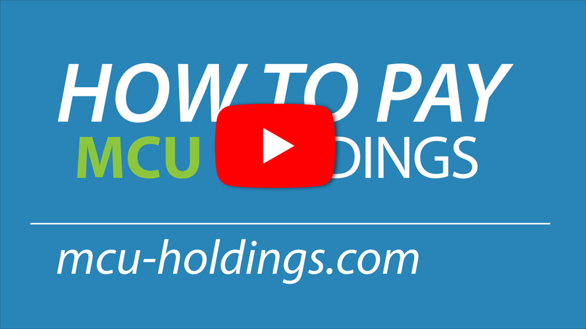 MCU Holdings - Make a Payment to MCU Holdings